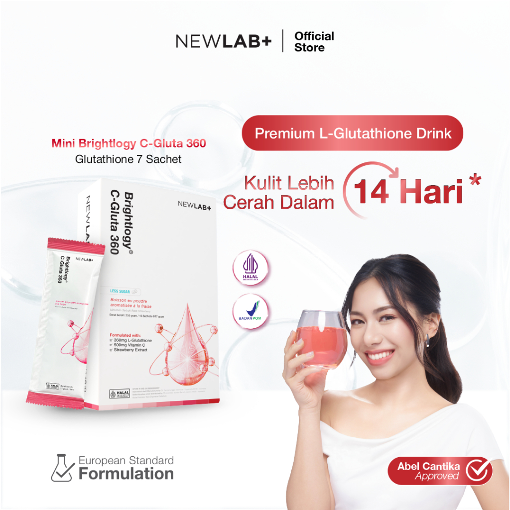 Jual NEWLAB Mini Brightlogy C-Gluta 360 | Minuman Glutathione BPOM ...