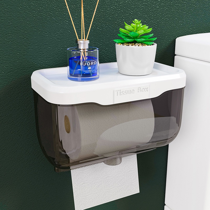 Jual EnHomee Tempat Tissue Toilet Kotak Tisu WC Tempel Tissue Box Kamar ...