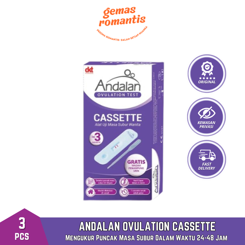 Jual Andalan Ovulation Test Kesuburan Wanita Masa Subur - LH Test ...