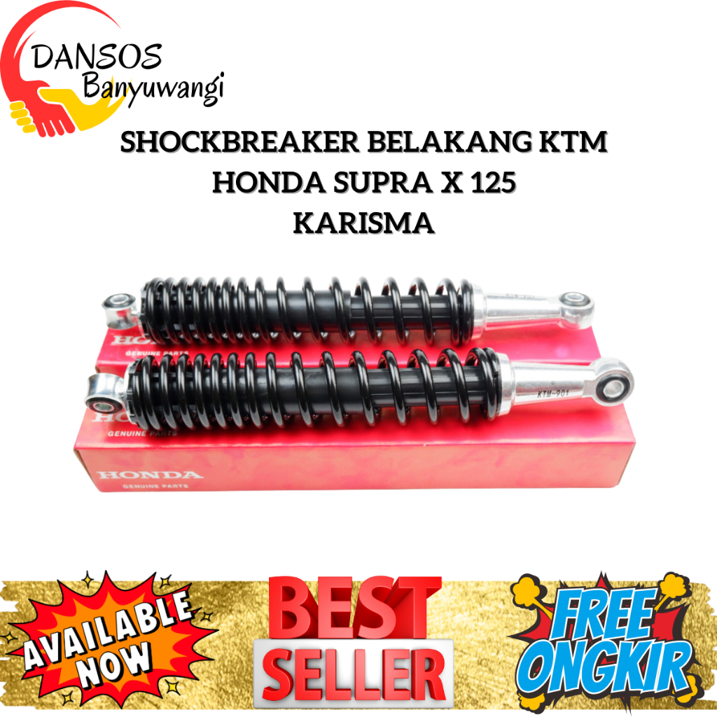 Jual Shock Belakang Supra X 125 Shockbreaker Karisma SKok Motor Honda ...