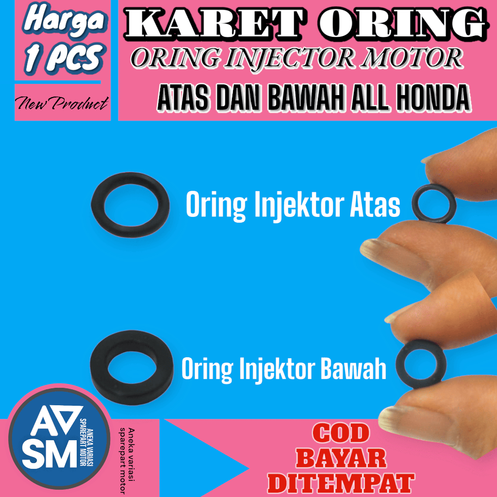 Jual Oring injektor honda - seal oring injector - karet oring injector ...