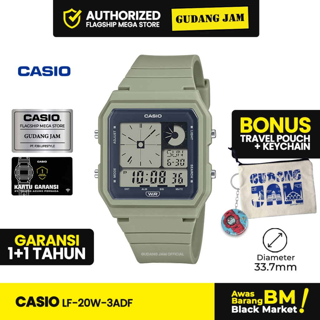 Jual Jam Tangan Casio LF-20W-3ADF LF-20W LF-20 LF20W LF 20W | Shopee Indonesia