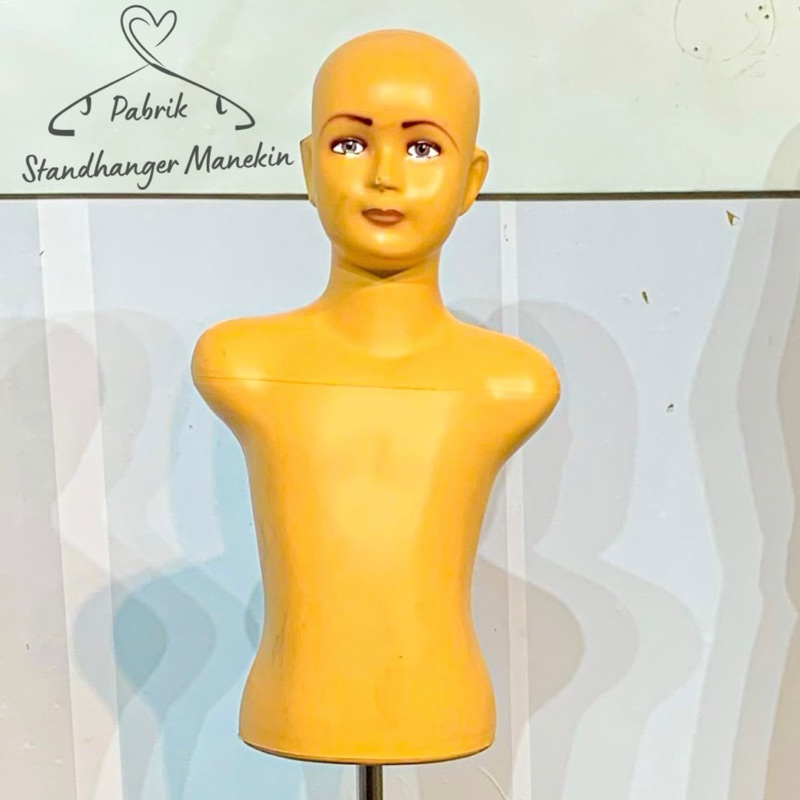 Jual Manekin Anak Kepala | Torso Wajah Anak | Manekin Setengah Badan ...