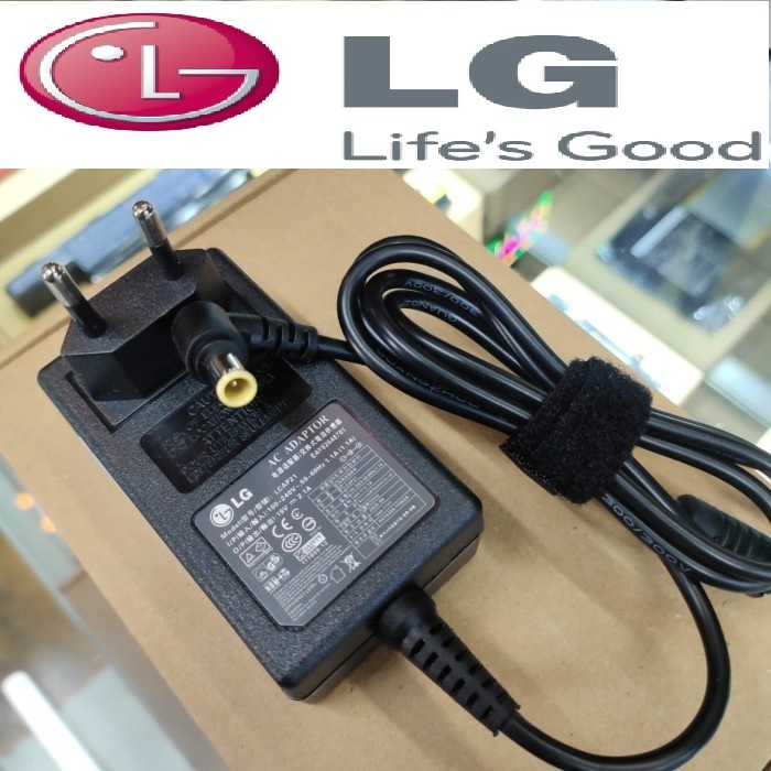 Jual Adaptor Charger TV & Monitor LG Original 19V - 0.84A Bergaransi ...