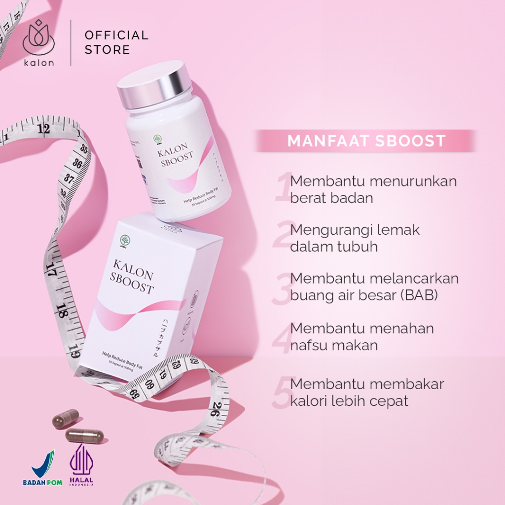 Jual Kalon SBOOST Isi 30 Kapsul | Pelangsing BPOM | Shopee Indonesia