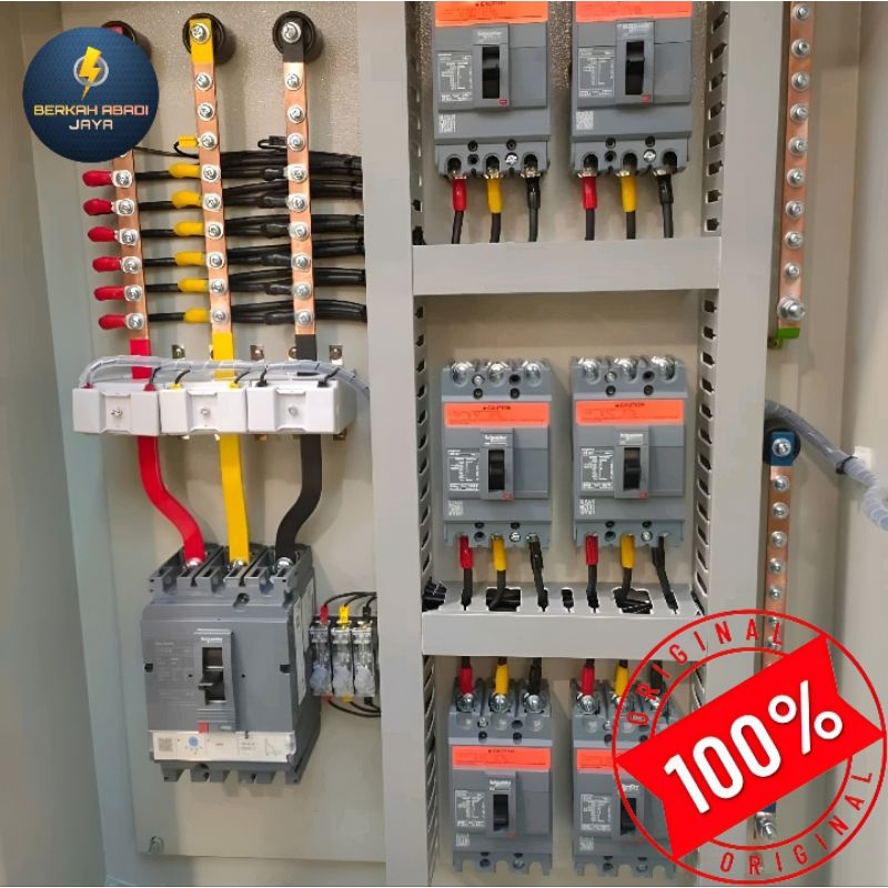 Jual panel distribusi 3phase 160a analog meter panel MDP panel 3phase ...