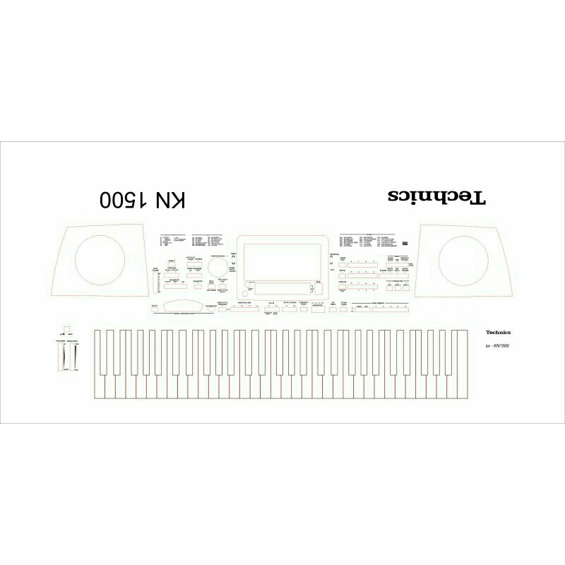 Jual Stiker Keyboard Technics KN1500 | Shopee Indonesia