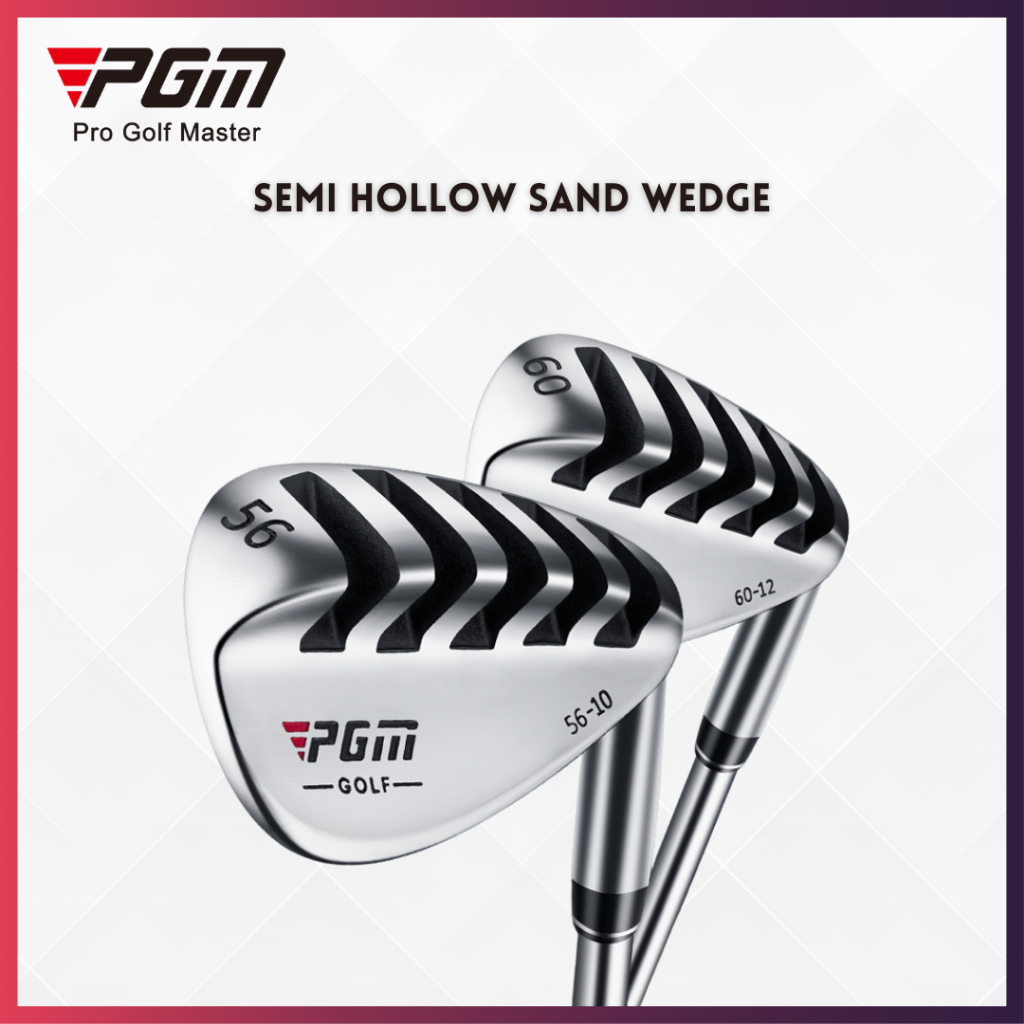 Jual PGM Stik Sand Wedge Semi Hollow Bottom Head Stick Golf Wedge Loft 56 60 Silver Stik Golf ...