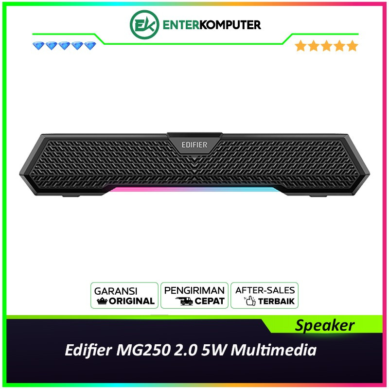 Jual Edifier MG250 2.0 5W Multimedia Speaker with RGB Light Effects ...