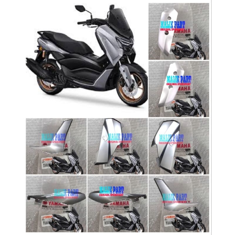 Jual COVER BODY HALUS NMAX N MAX TURBO TECH MAX DARK SILVER ORIGINAL ...