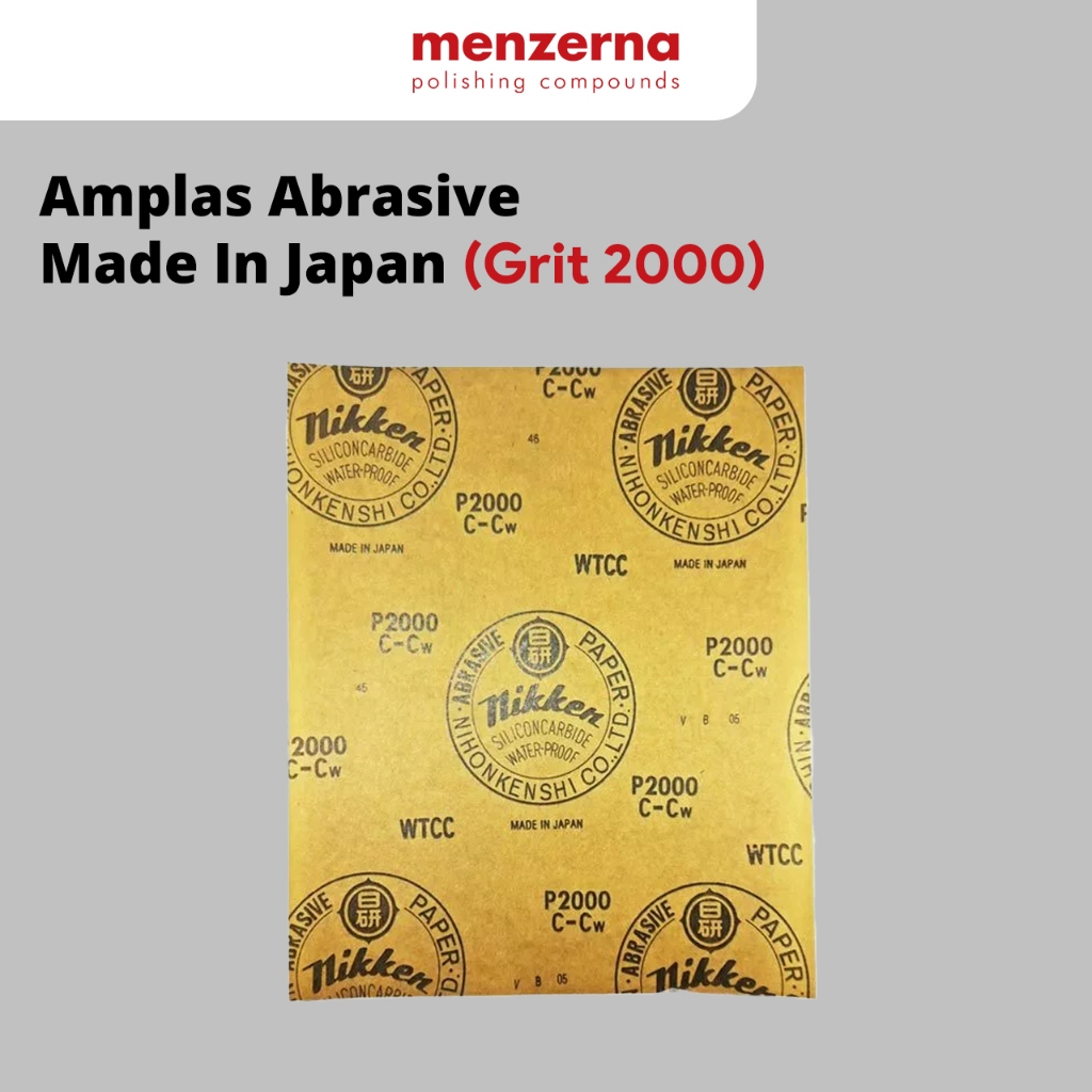 Jual Amplas Sanding Paper Nikken Grit 1000 2000 3000 Cat Mobil Motor ...