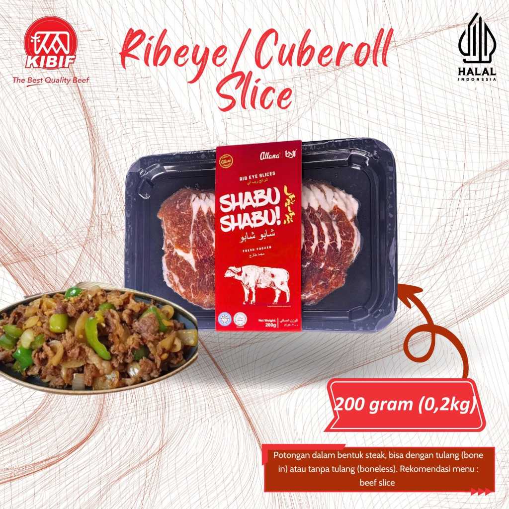 Jual ALLANA RIB EYE SLICE 200 GR | Shopee Indonesia