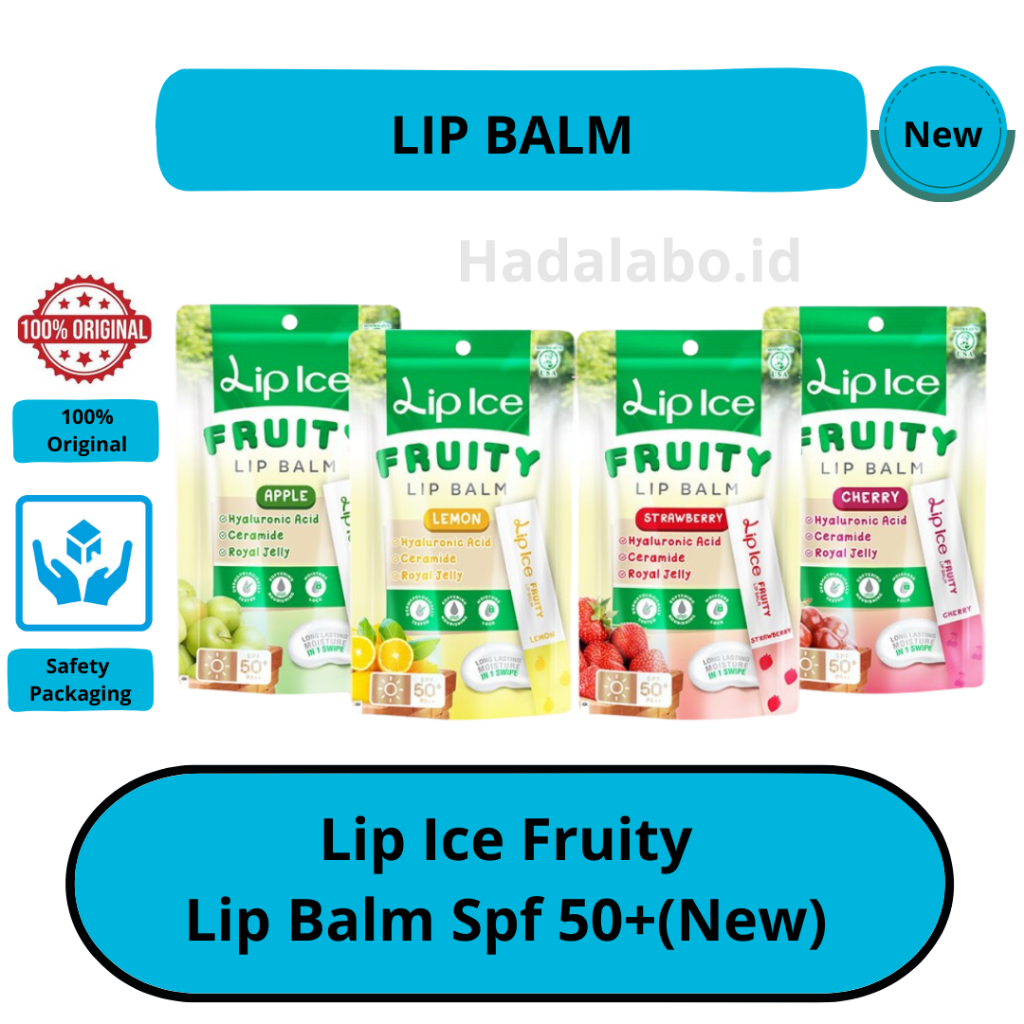 Jual Lip Ice Fruity Lip Balm Spf 50 Pa++ (New) | Shopee Indonesia