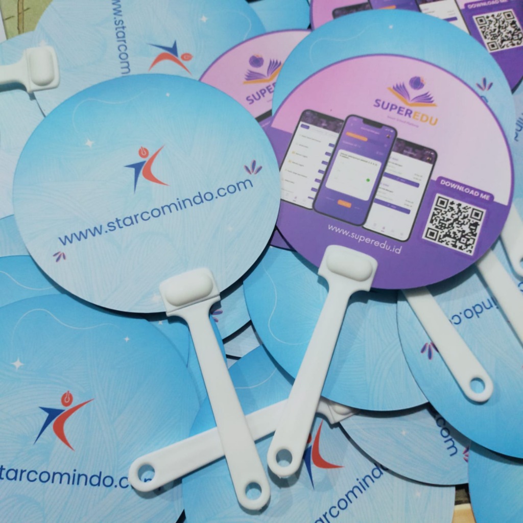 Jual Kipas Tangan / Kipas Event AC310gsm Untuk Semua Acara 2 SISI ...
