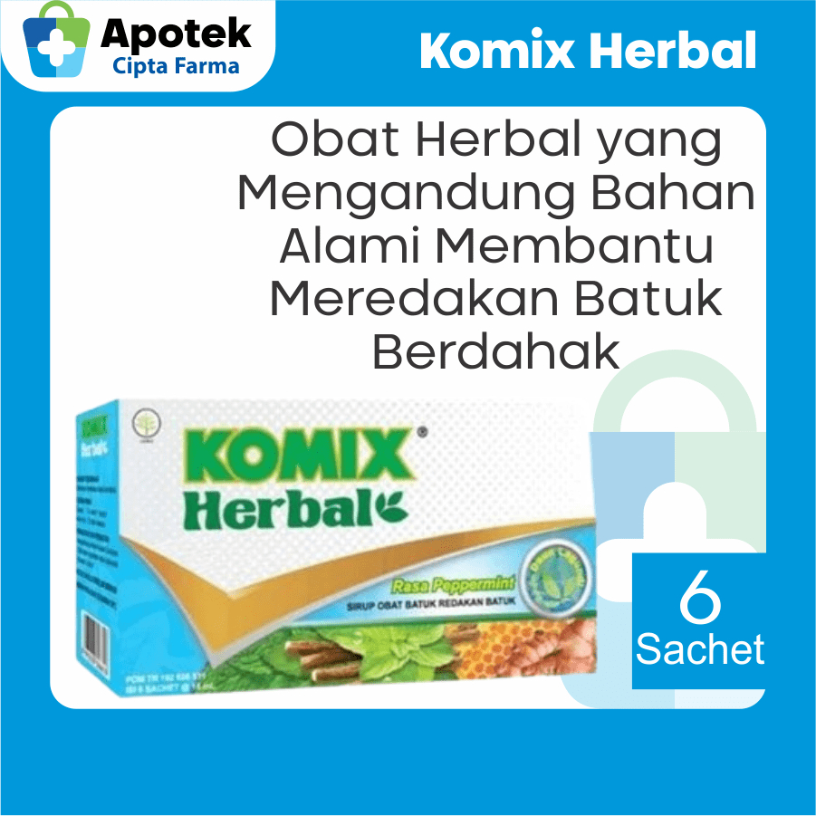 Jual Komix Herbal Peppermint Pepermint Jahe Merah Licorice Madu Obat ...