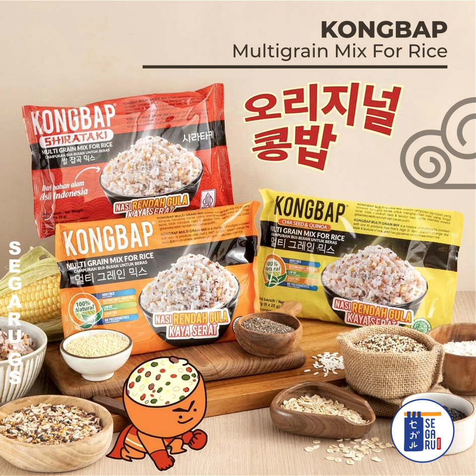 Jual Kongbap Multigrain Mix | Beras Sehat Korea Halal 150 gr (6pcs x ...