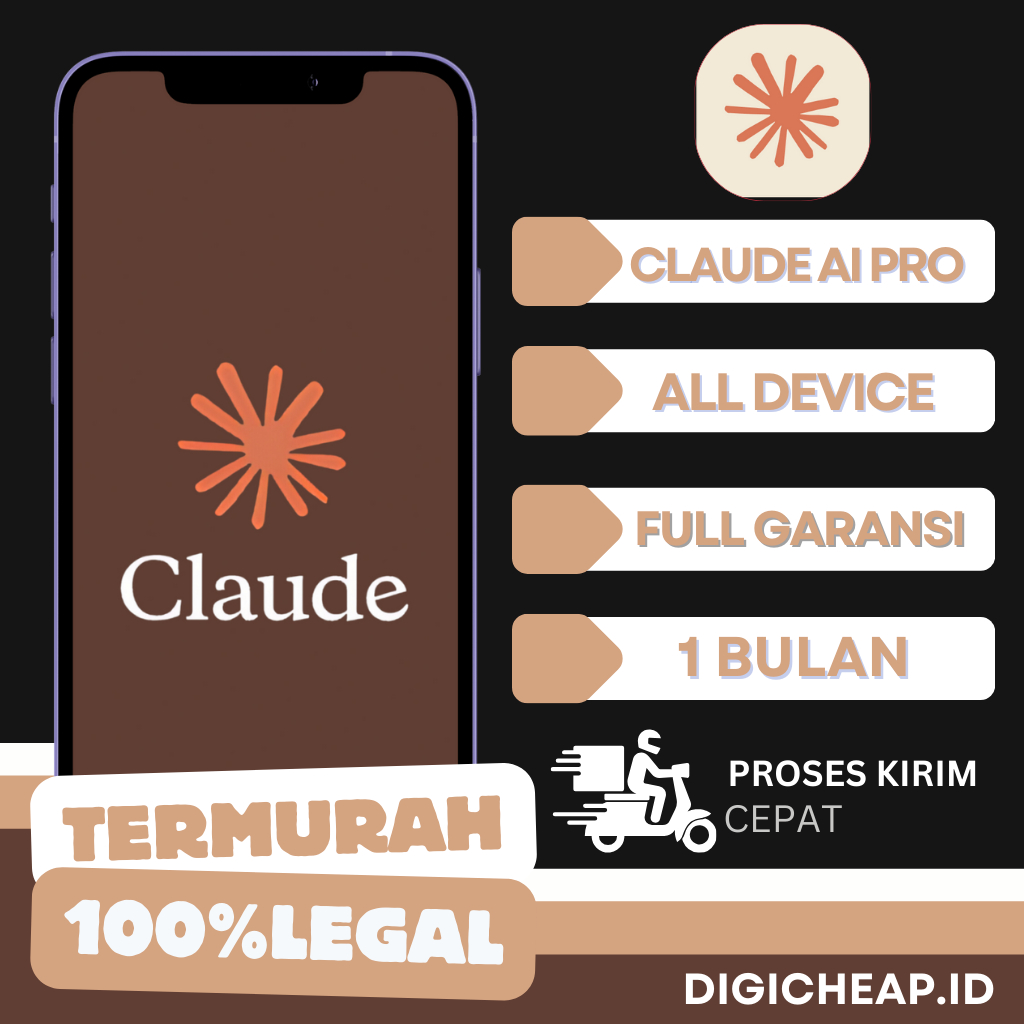 Jual CLAUDE AI PREMIUM LEBIH CANGGIH DARI CHATGPT FULL GARANSI TERMURAH | Shopee Indonesia