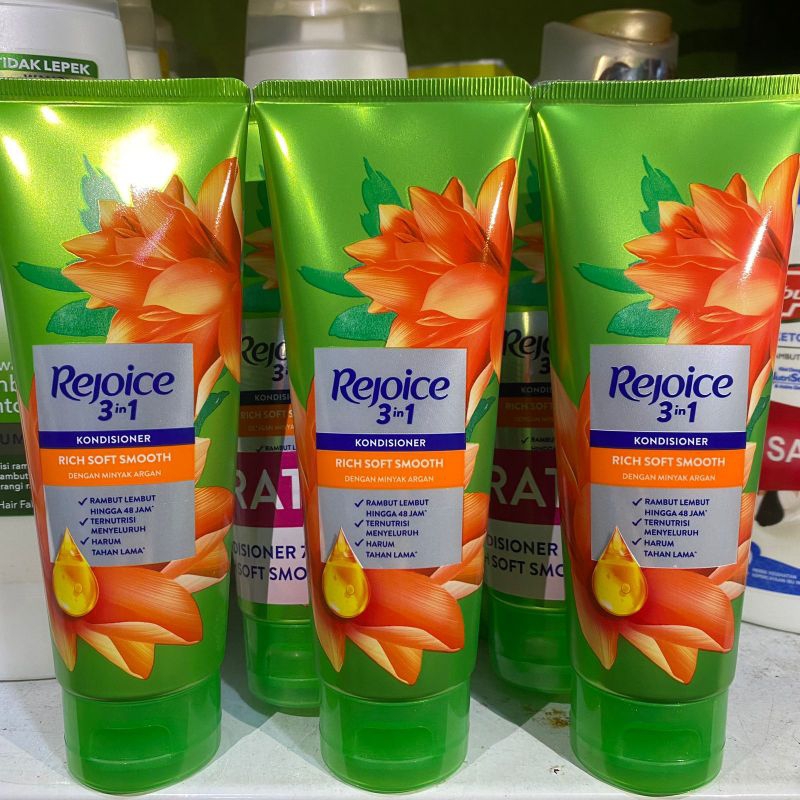 Jual REJOICE Conditioner Rich Soft Smooth 70ml | Shopee Indonesia