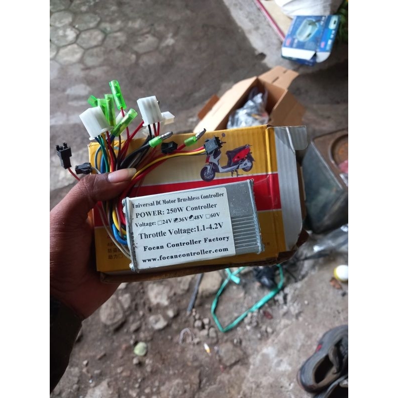Jual Controller Sepeda Listrik 24V 36V 250W BLDC Brushless | Shopee ...