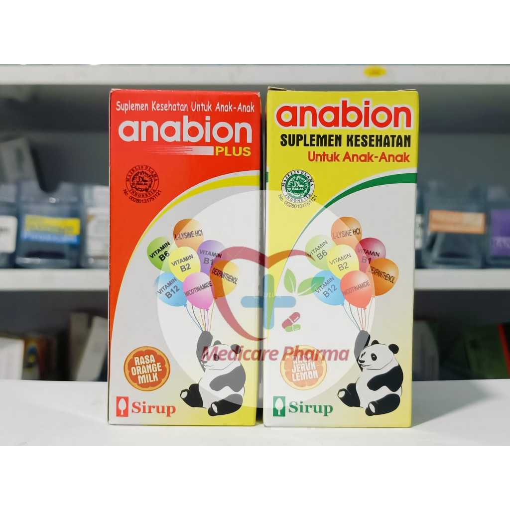 Jual Anabion & Anabion Plus 𝐒𝐢𝐫𝐮𝐩 𝟔𝟎𝐌𝐋 - Meningkatkan Nafsu Makan dan ...
