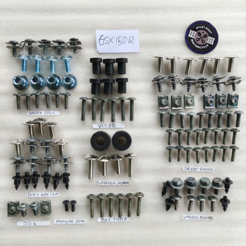 Jual Baut GSX 150 R Baut Motor GSX-R Fullbody Baut GSX Baut Motor ...