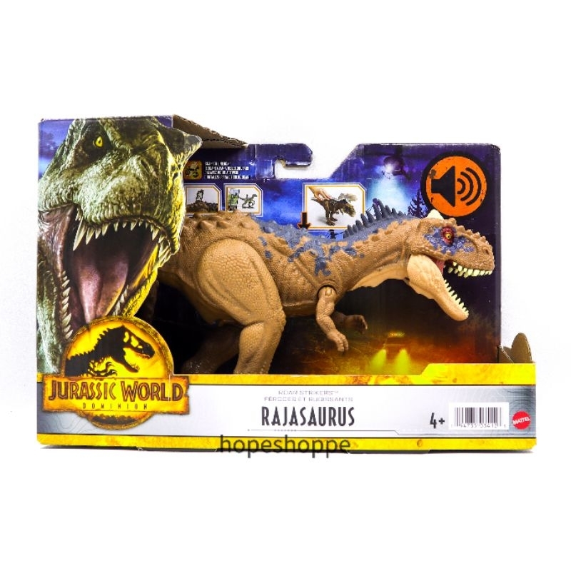 Jual Jurassic World Dominion Rajasaurus Roar Strikers Original Mattel ...