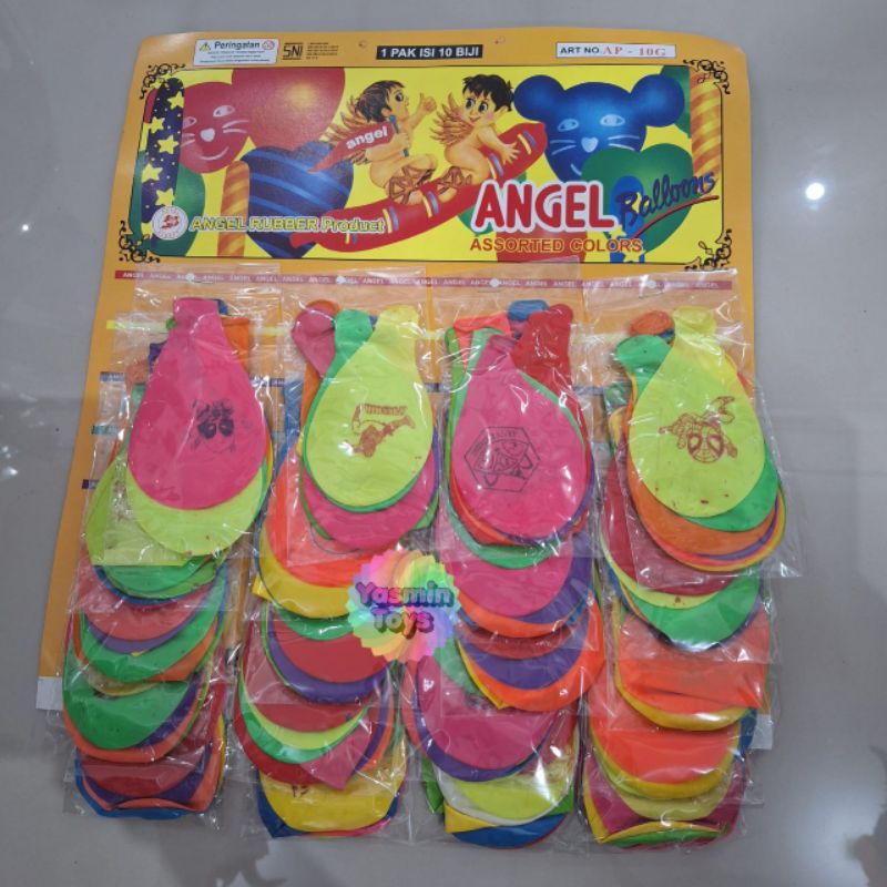 Jual 10Biji Balon Angel uk sedang | Shopee Indonesia