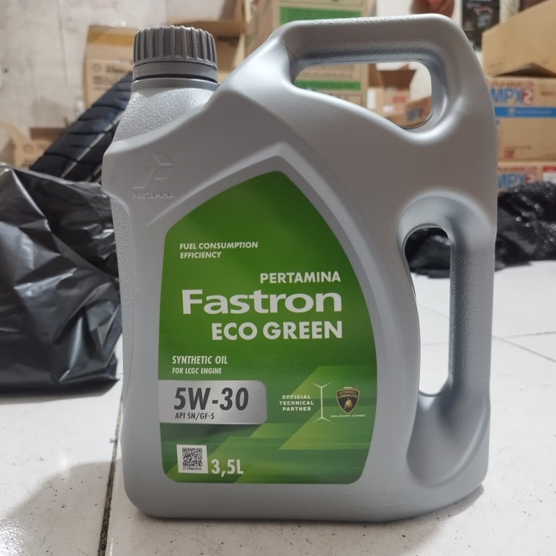 Jual Oli Pertamina Fastron EcoGreen SAE 5W-30 3.5 liter Full Synthetic ...