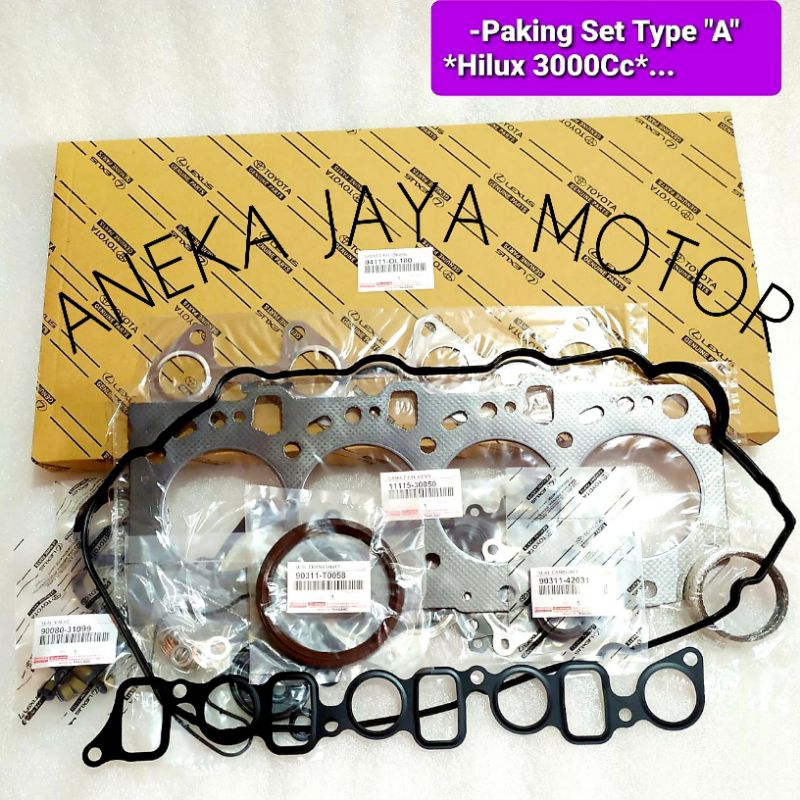Jual packing gasket full set paking set Toyota Hilux 3.0cc 3.000cc 1KD original | Shopee Indonesia