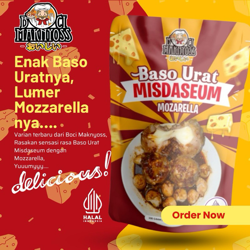 Jual Baso Urat Mozarella Misdaseum Maknyoss | Shopee Indonesia