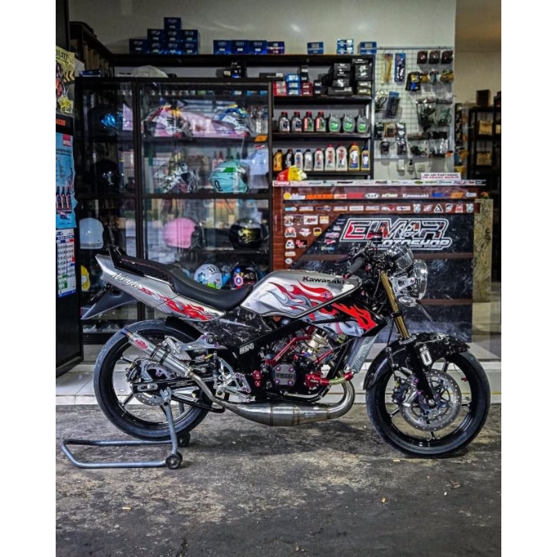 Jual Striping Ninja ss Kawasaki Ninja ss api 6 - Stiker Sticker Decal ...