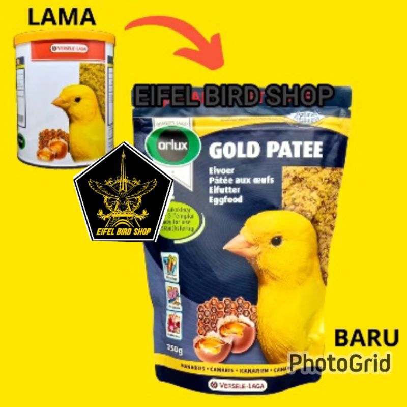 Jual GOLD PATEE KUNING 250GRAM Versele-laga gold pate profi makanan ...