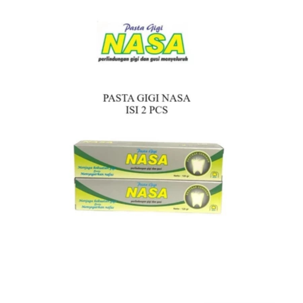 Jual PASTA GIGI NASA ORIGINAL PAKET ISI 2 PCS | Shopee Indonesia