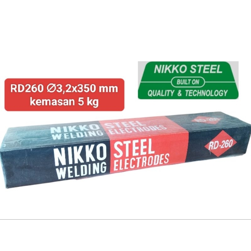 Jual Kawat las RD 260 3,2x350 mm kemasan 5 kg | Shopee Indonesia