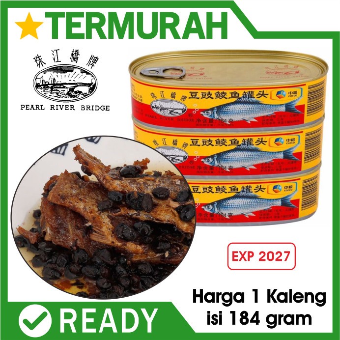 Jual Fried Dace with Salted Black Beans bean Ikan Tausi Kaleng BUKAN ...