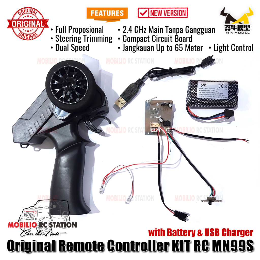 Jual Remote Control Kit Original RC MN99 Full Propo 2.4 GHz RTR ...