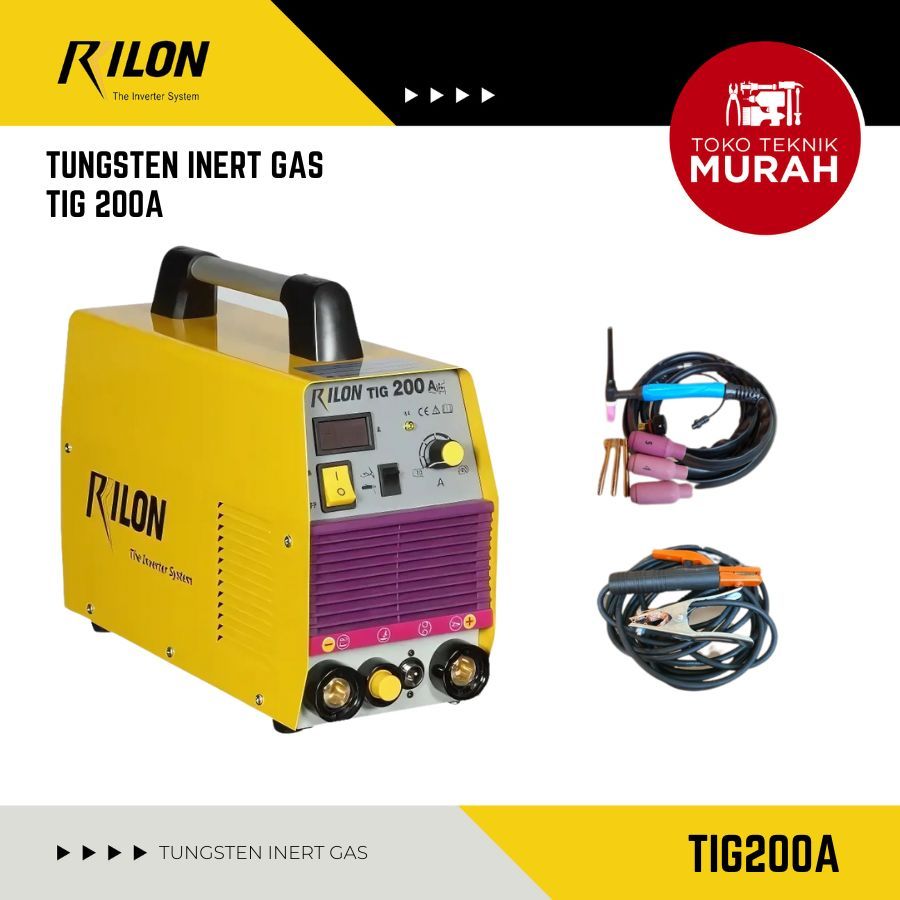 Jual Rilon Tig 200 A Mesin Las Argon Trafo TIG 200A tig 200 a | Shopee Indonesia