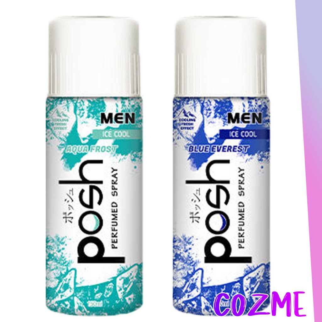 Jual POSH MEN Ice Cool Perfumed Spray 150mL | Shopee Indonesia