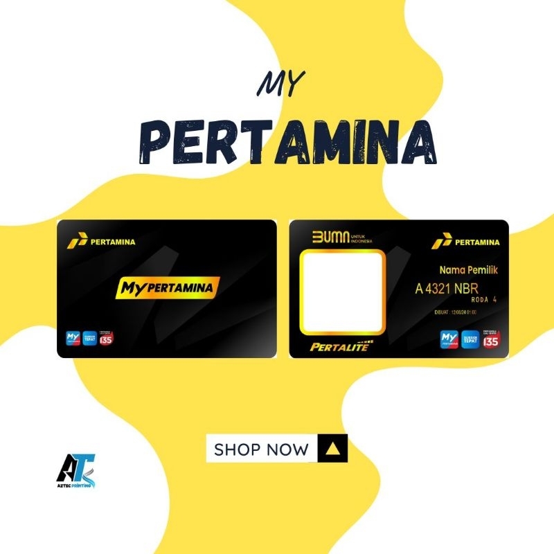 Jual Kartu My Pertamina Bahan PVC | Shopee Indonesia