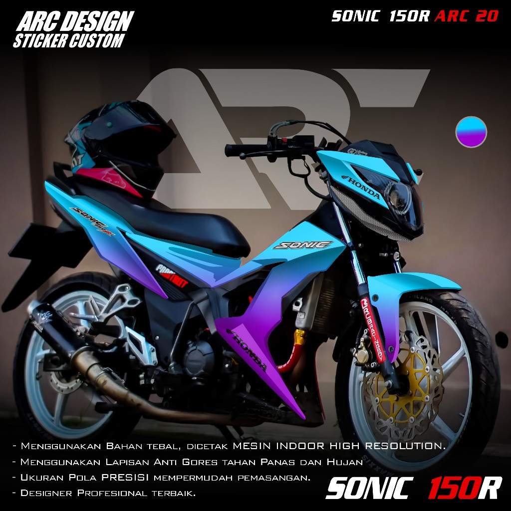 Jual (COD PROMO) TERBARU Decal Sticker Honda Sonic 150R Full body ...