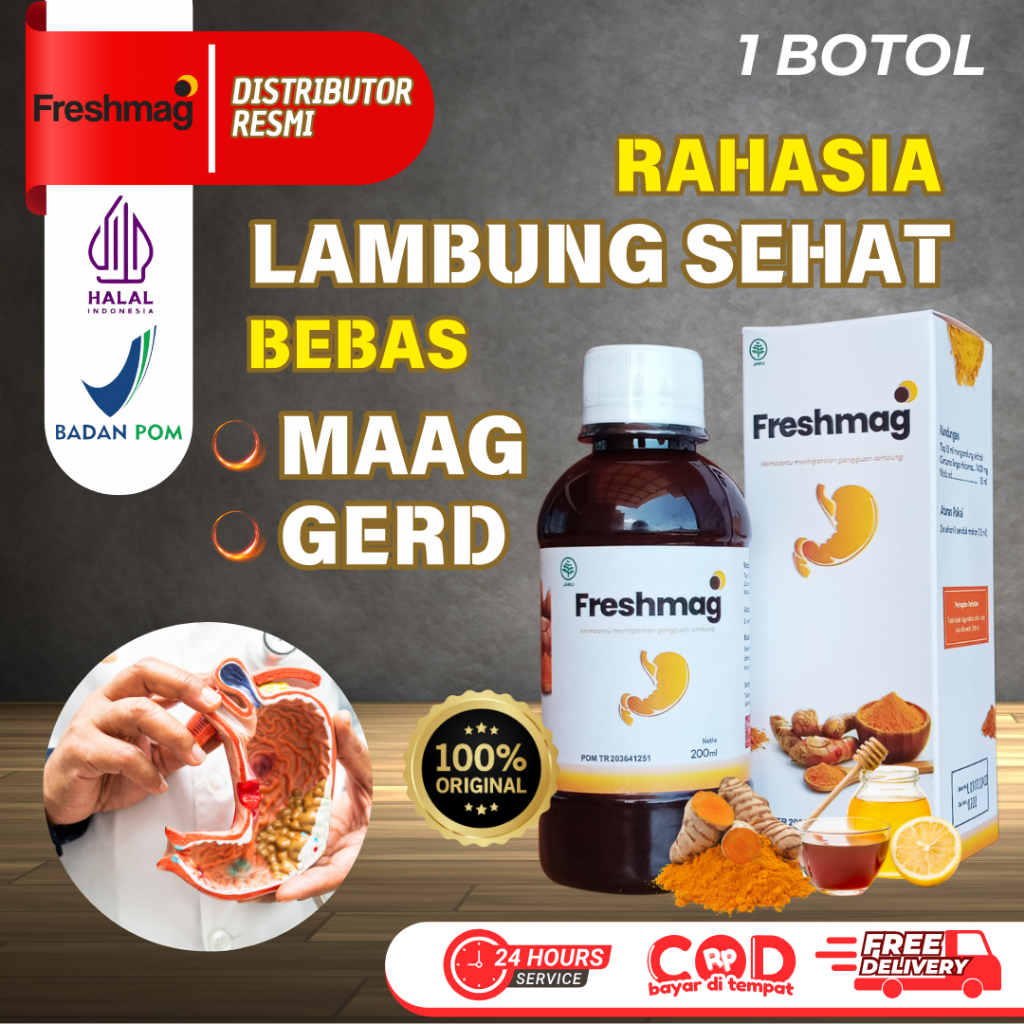 Jual FRESHMAG SURABAYA - Rahasia Atasi Masalah Maag Gerd Lambung Kronis Sehatkan Lambung Selalu ...
