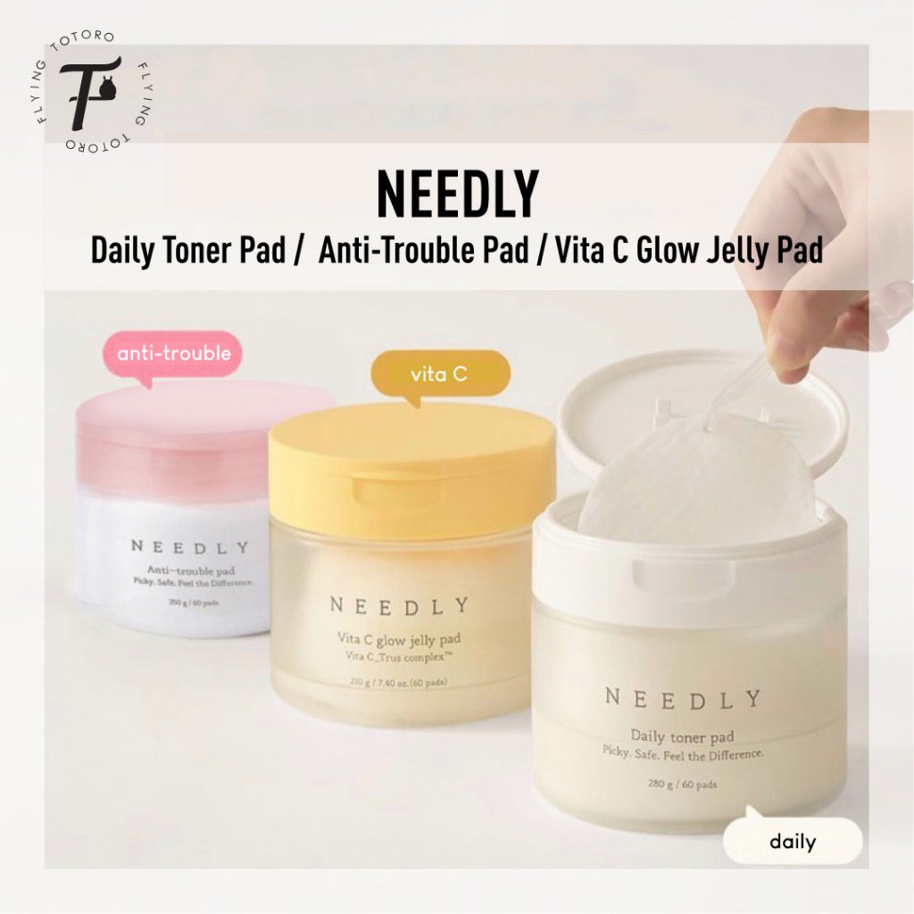 Jual NEEDLY Daily Toner Pad / Anti-Trouble Pad / Vita C Glow Jelly Pad ...