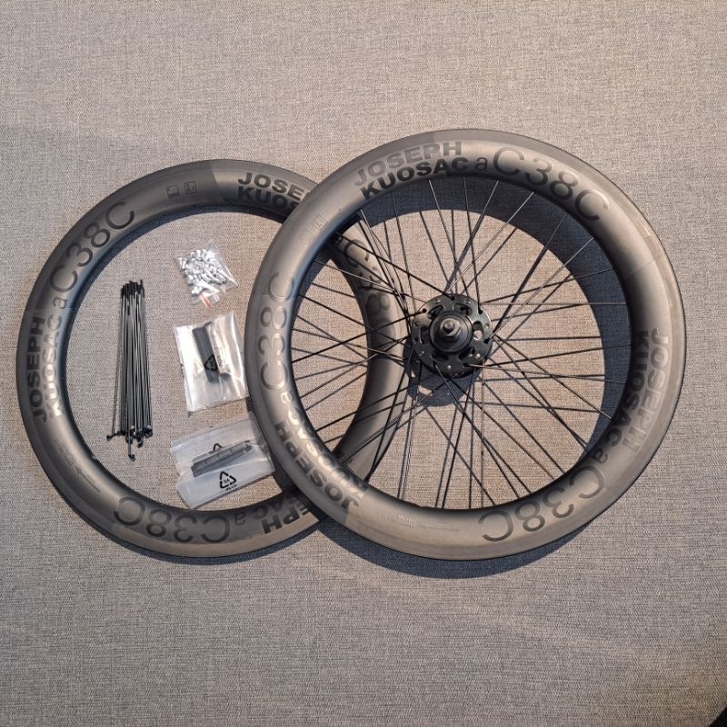 Jual Joseph kuosac Carbon wheelset 349 Brompton - Black Decal | Shopee ...