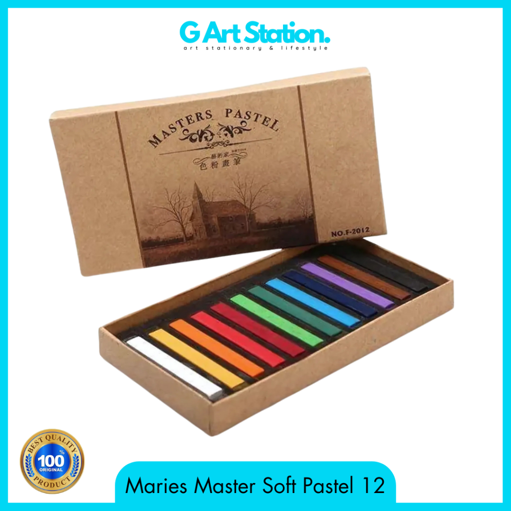 Jual MARIES Master Soft Pastel 12 Colors | Shopee Indonesia