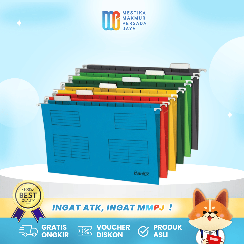 Jual Bantex Suspension File Hang Map Gantung A4 / Folio Bersetifikasi ...