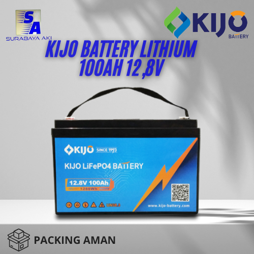 Jual KIJO BATTERY LITHIUM 100AH 12,8V - BATERAI LITHIUM KIJO 100AH 12 ...