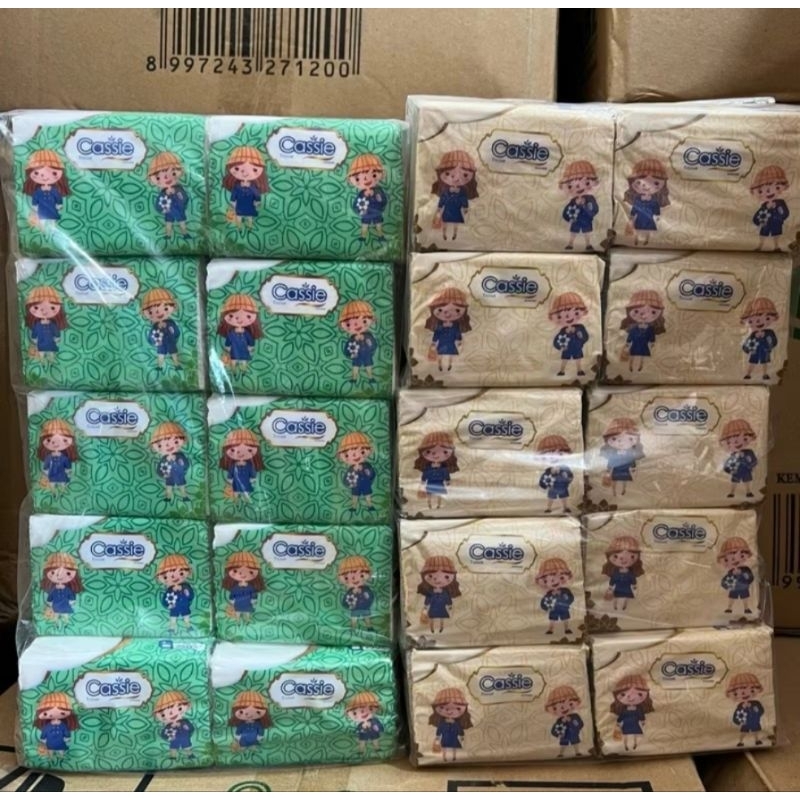 Jual Tissue cassie 250 sheet tisu pop up serbaguna tisu 2 ply isi 10 ...