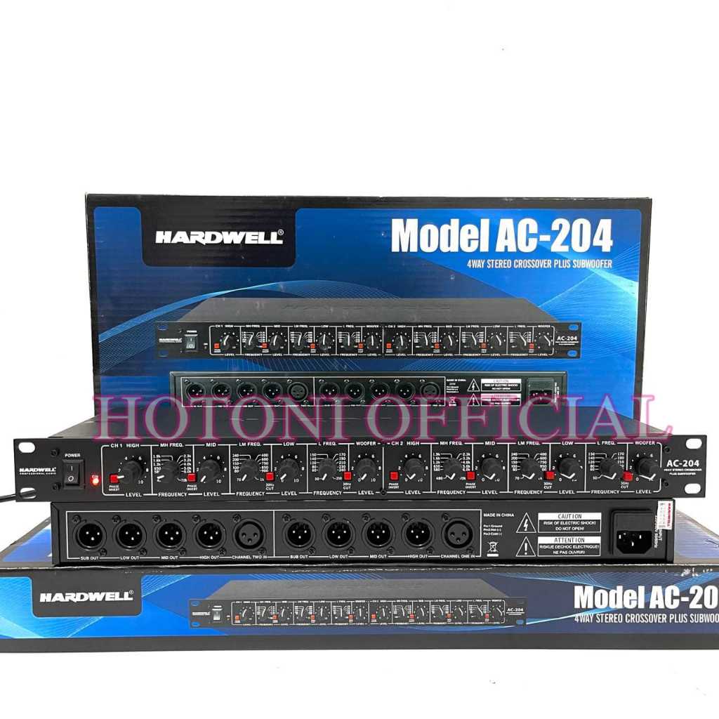 Jual crossover hardwell AC204 ORYGINAL ac 204 stereo 4way PLUS SUBWOOFER | Shopee Indonesia
