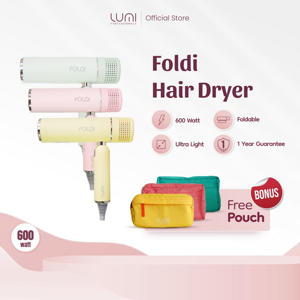 Jual Foldi Hair Dryer by Lumi - Pengering Rambut | Shopee Indonesia