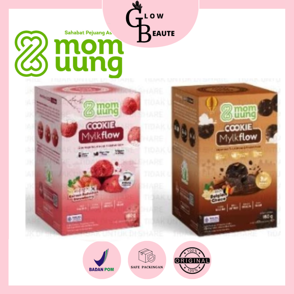 Jual MOM UUNG COOKIES ASI BOOSTER MYLKFLOW CLASSIC CHOCO ATAU MATCHA PISTACHIO /COOKIE SEHAT ...